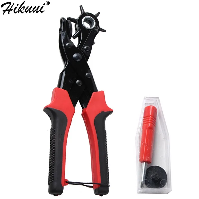Leather Belt Puncher Eyelet Hole Punch Plier Revolve Sewing Machine ...