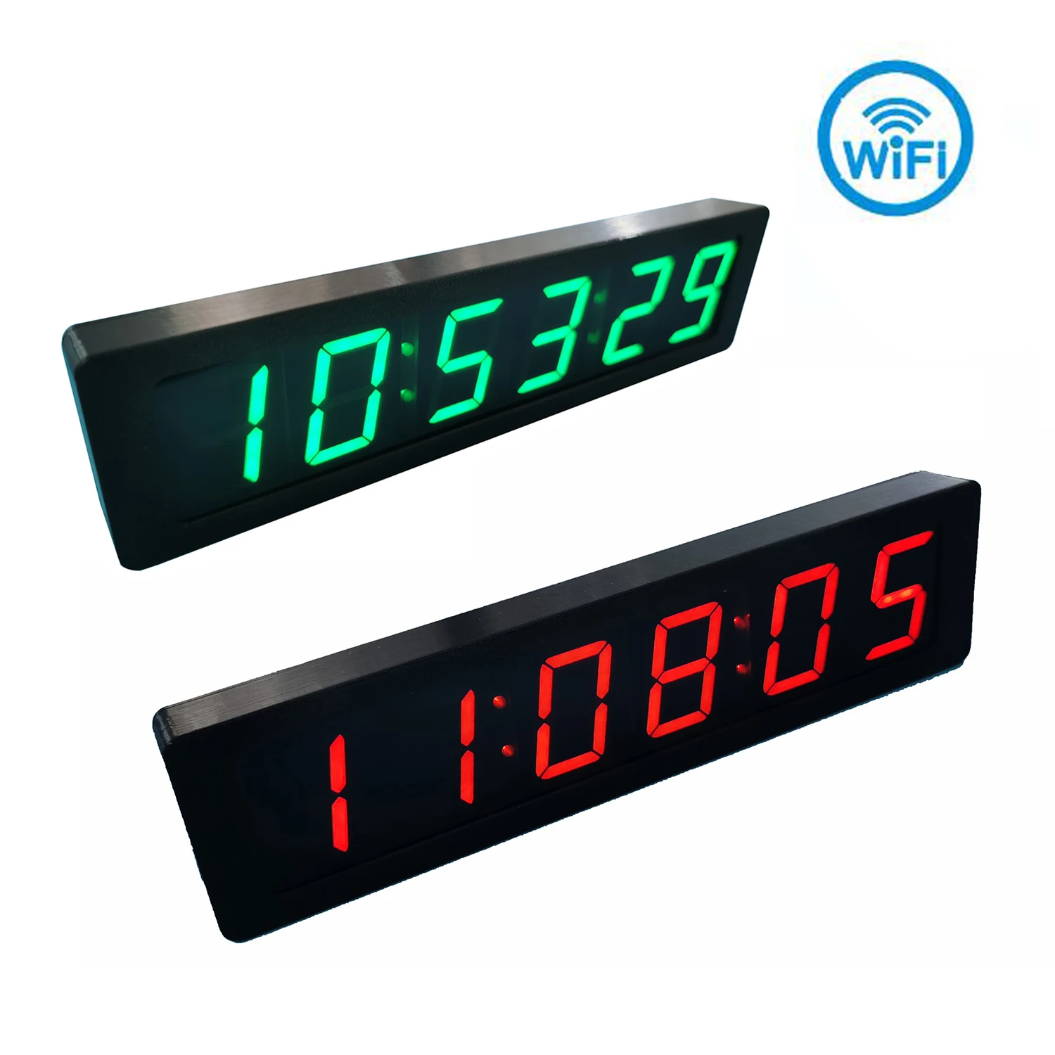 6bit WIFI Clock W Second 1.2Inch Wireless Network Timing Electronic ...