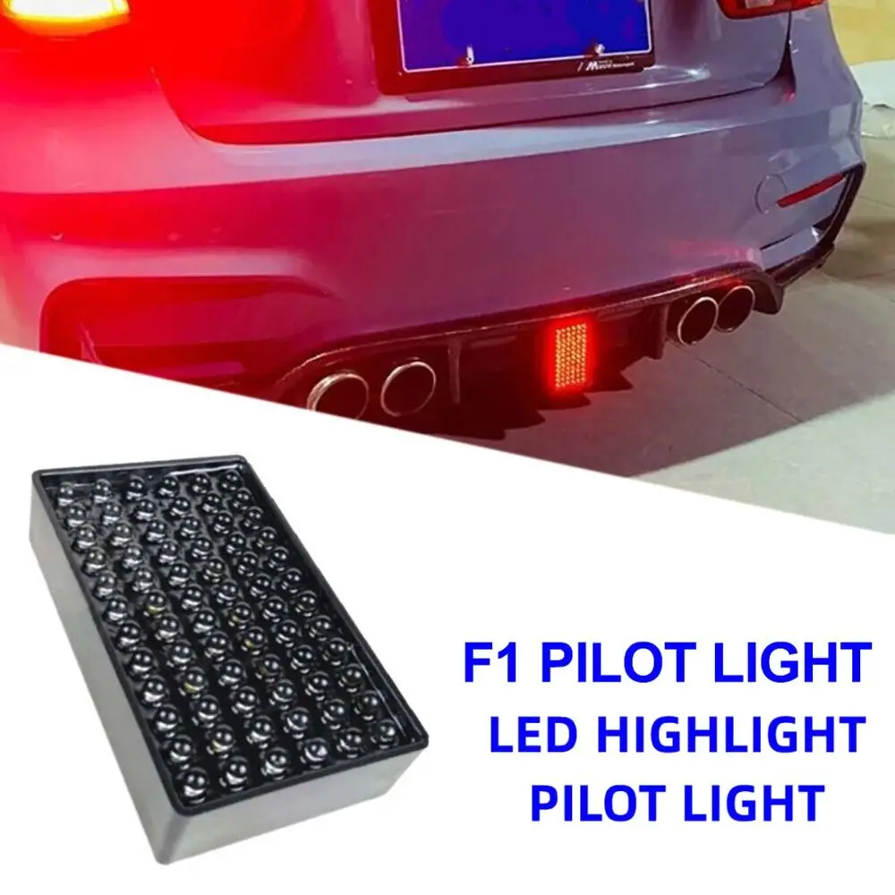 12V-F1-Style-72-LED-Rear-Brake-Lamp-Strobe-Flashing-Tail-Stop-Light ...