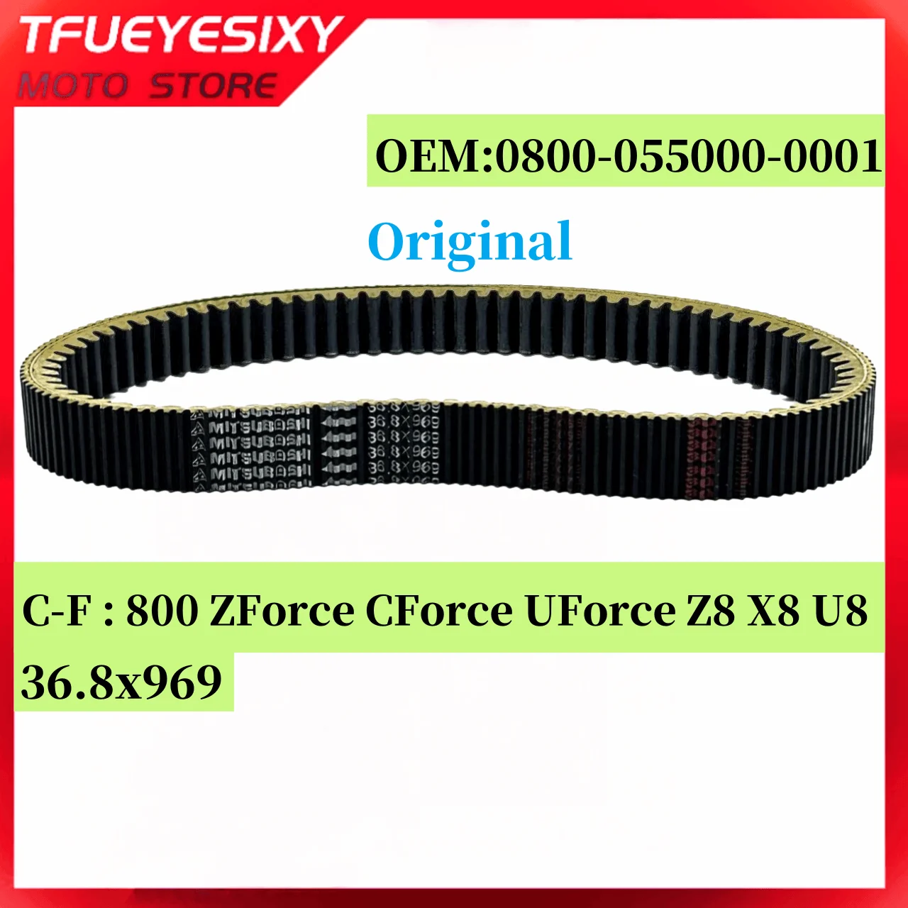 CF Original 969x36.8 36.8x969 CVT Drive Belt For 0800-055000-0001 ...