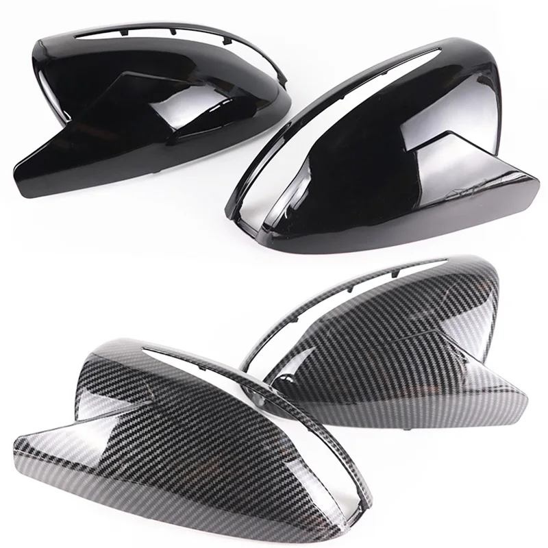 Carbon-Fiber-Pattern-Side-Mirror-Cover-Cap-Replacement-For-Mercedes ...