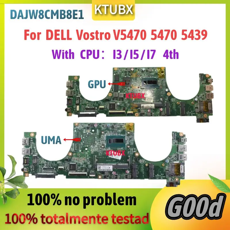 DAJW8CMB8E1-Mainboard-For-DELL-Vostro-V5470-5470-5439-CN-0TYFY8-02TK7V ...