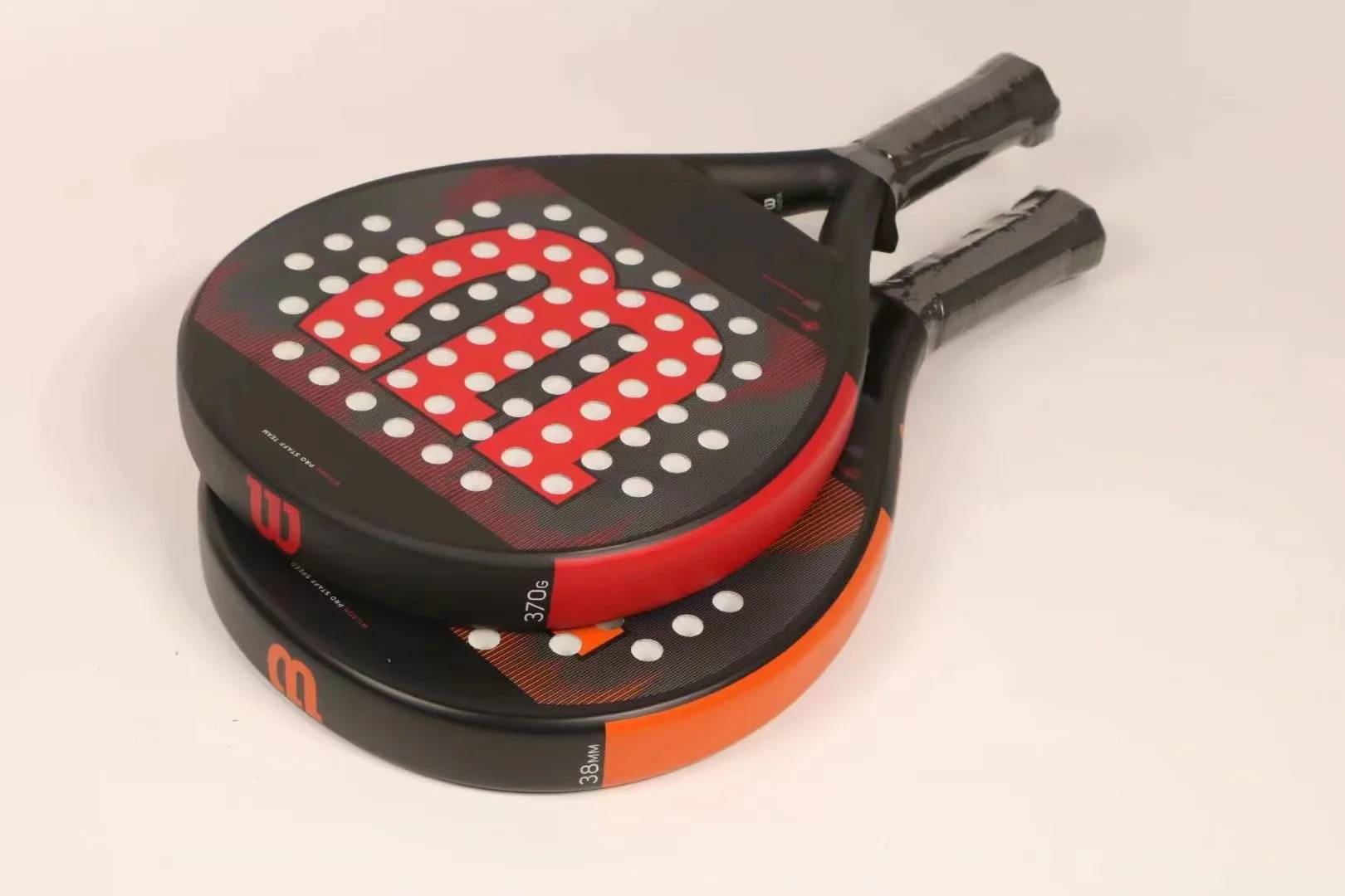W Padel Racket Porfessional Series Palas 3 Layer Carbon Fiber Board ...