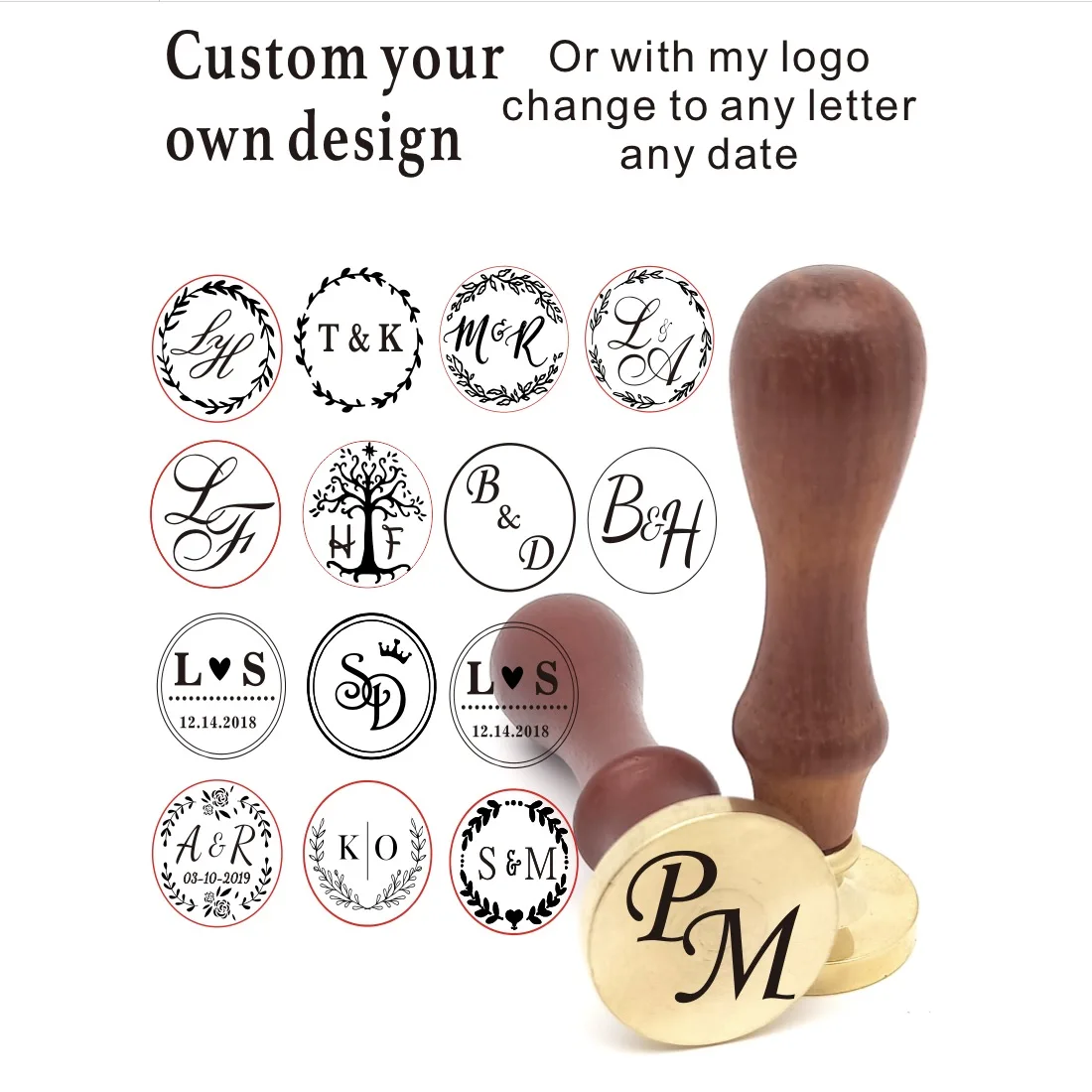 Custom Stamps Personalized Logo | Wax Seal Stamp Personalized - Custom ...