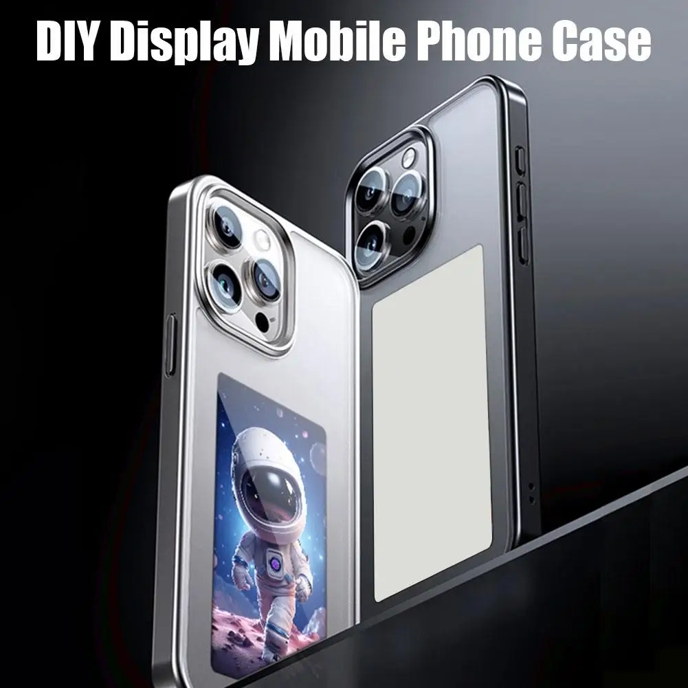 E-Ink-Screen-Smart-NFC-Battery-Free-Phone-Case-3-Color-Back-Cover ...