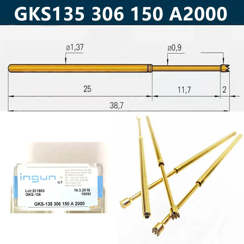 100PCS-Box-100mil-Extended-Probe-GKS135-306-150-A2000-Nine-claw-Plum-Head-Total-Length-38.jpg