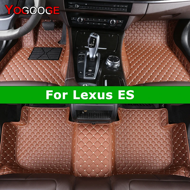 YOGOOGE-Custom-Car-Floor-Mats-para-Lexus-ES-ES200-ES250-ES300-ES300h ...