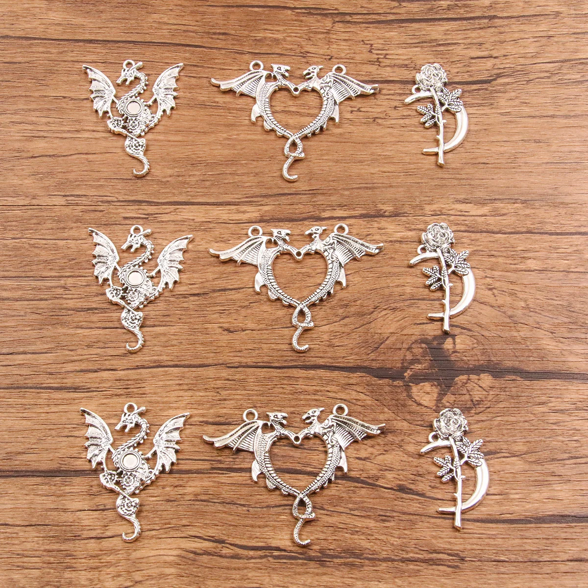 6PCS-3-Style-Wholesale-Metal-Alloy-Chinese-Loong-Charms-Valentine-s-Day ...