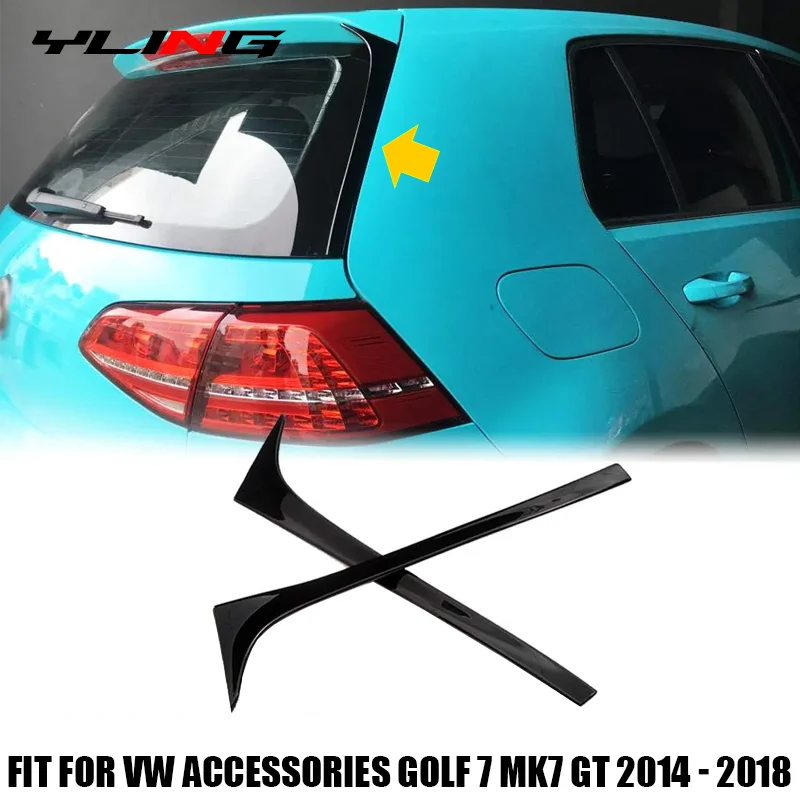 Fit For VW Accessories GOLF 7 MK7 GT 2014 2015 2016 2017 2018 Black ...