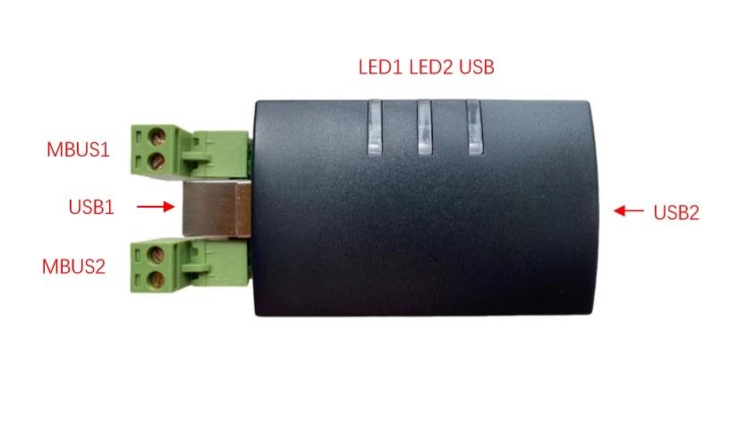 Usb To Mbus / M-bus Master Converter Dual Ports 10 Loads, Or Slave ...