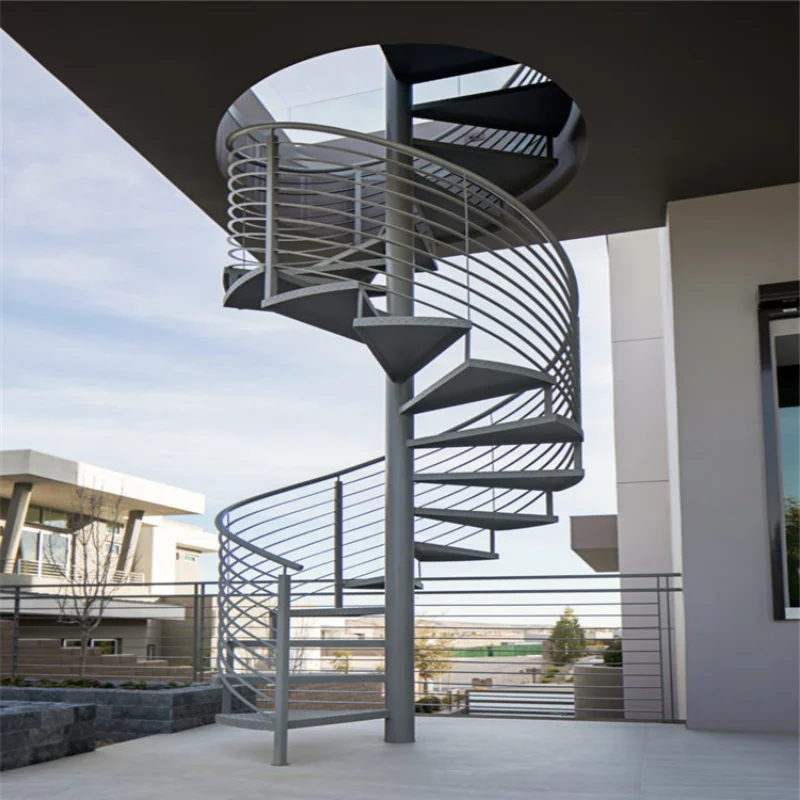 Outdoor Spiral Staircase