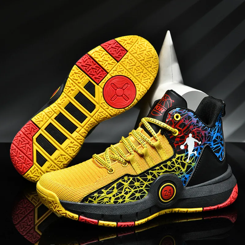 Hot-Sale-Cheap-High-Basketball-Sneakers-Men-Women-Fashion-Printed ...