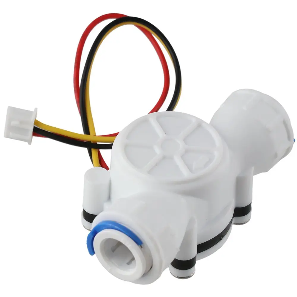 High Precision Plastic Water Flow Meter 3/8" 0.3-10L/min Fuel Flowmeter ...