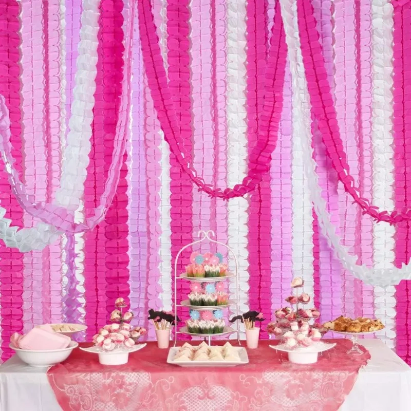 12PCS-Four-Leaf-Clover-Paper-Garland-120ft-Rose-Red-Pink-Party ...