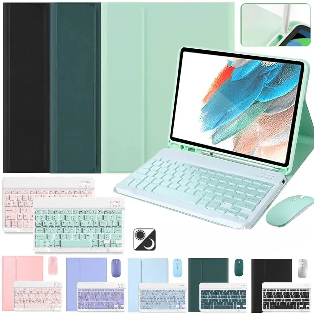 Funda-con-teclado-inal-mbrico-Bluetooth-para-Samsung-Galaxy-Tab-A9 ...