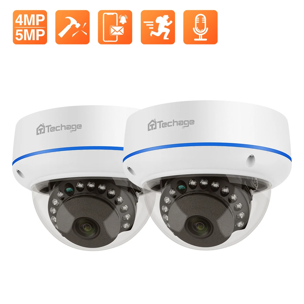 Techage Security Camera System | Dome Video Surveillance Camera ...