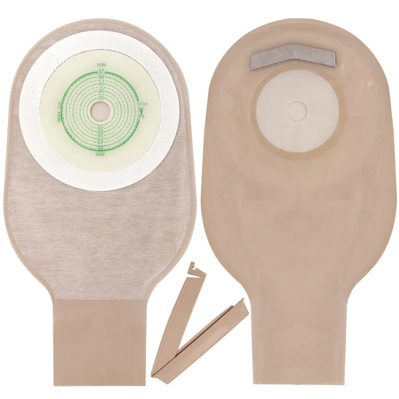 10Pcs-One-Piece-Colostomy-Bag-Max-Cut-57mm-Disposable-Ostomy-Pouch-Bag ...
