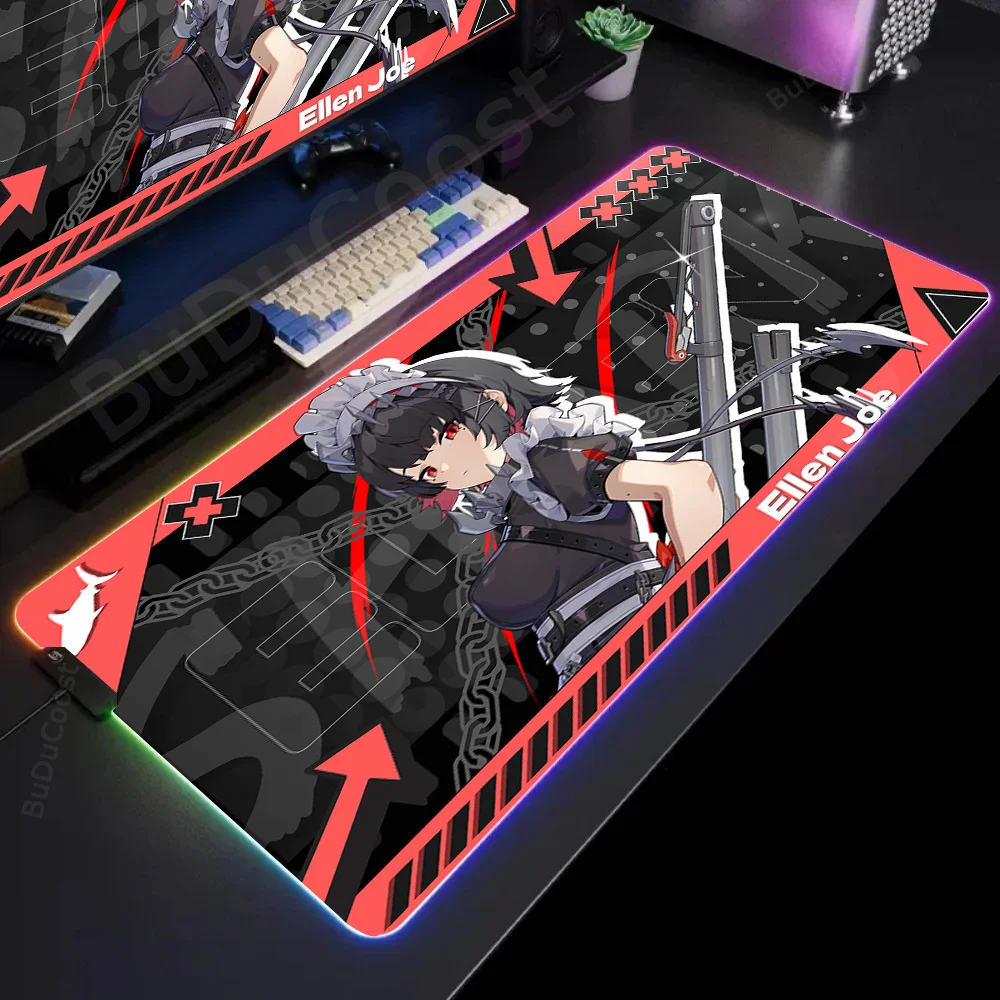 Zenless-Zone-Zero-Ellen-Joe-High-definition-HD-printing-RGB-Mouse-Pad ...