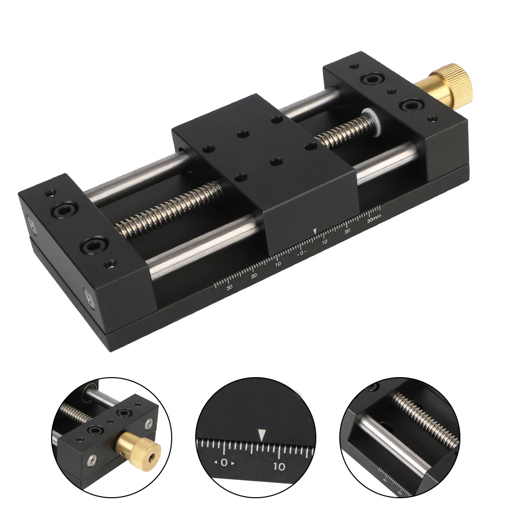 X-Axis-Platform-Sliding-Table-40x70mm-Fine-Tuning-Linear-Stage ...