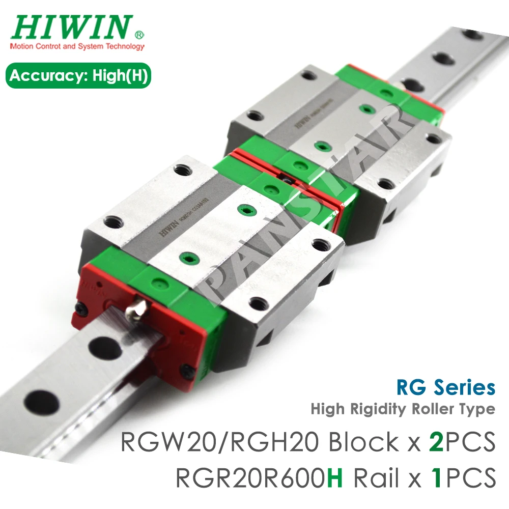 Original-HIWIN-RGW20-RGH20-High-Rigidity-Roller-Guideway-H-Class-ZB-Preload-Block-Linear-Guide ...
