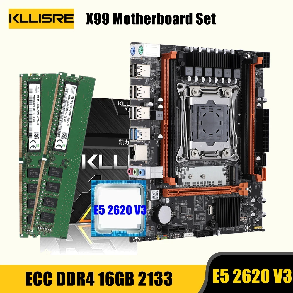 Kllisre – Carte Mère X99, Kit Combo Lga 2011-3, Cpu Xeon E5 2620 V3 ...