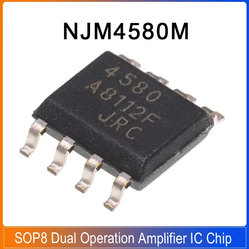 10-100pcs-NJM4580M-NJM4580D-JRC4580-SOP-8-Patch-8-pin-dual-transport-Dual-Operation-Amplifier-IC.jpg