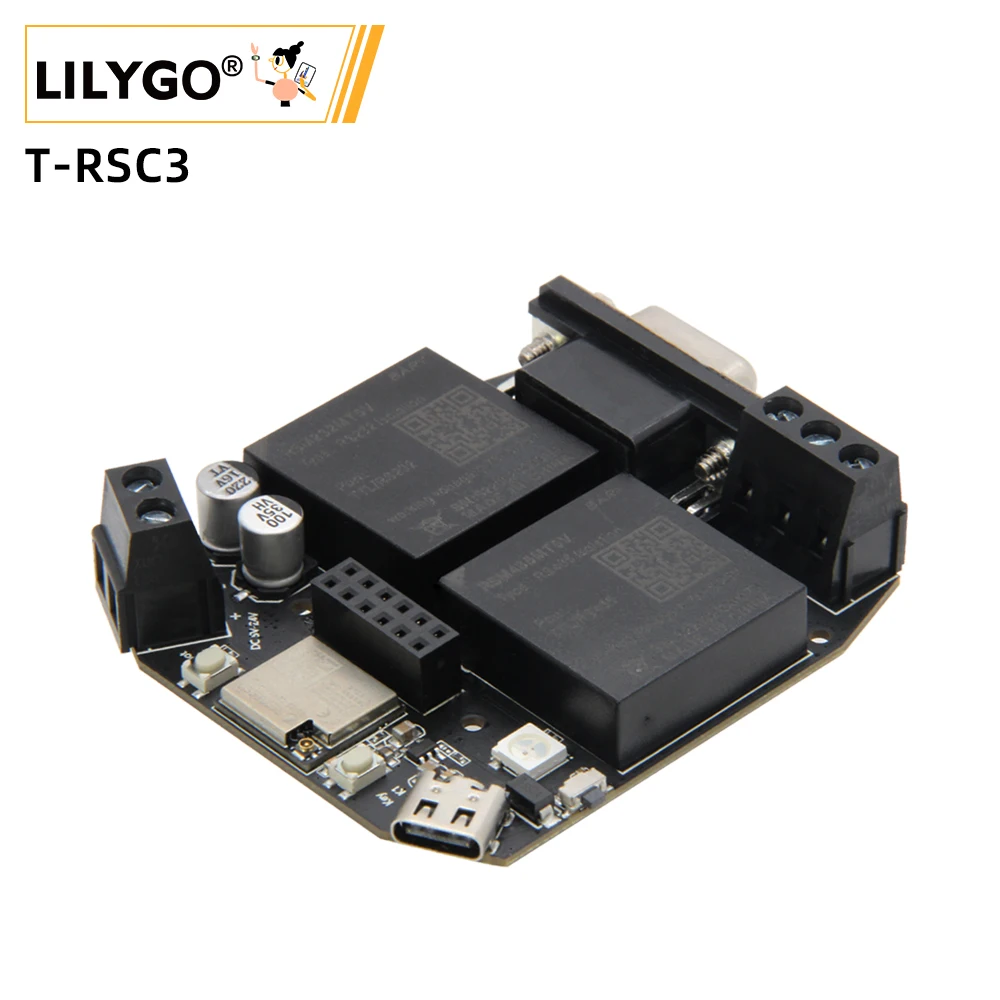 LILYGO-T-RSS3-ESP32-S3-Carte-de-d-veloppement-T-RSC3-ESP32-C3-Module-5V ...