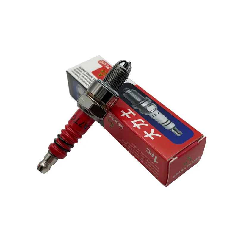 1 2 4 PCS SUPER 3pcs electrodes Motor Racing A7TC Spark Plug For GY6 ...