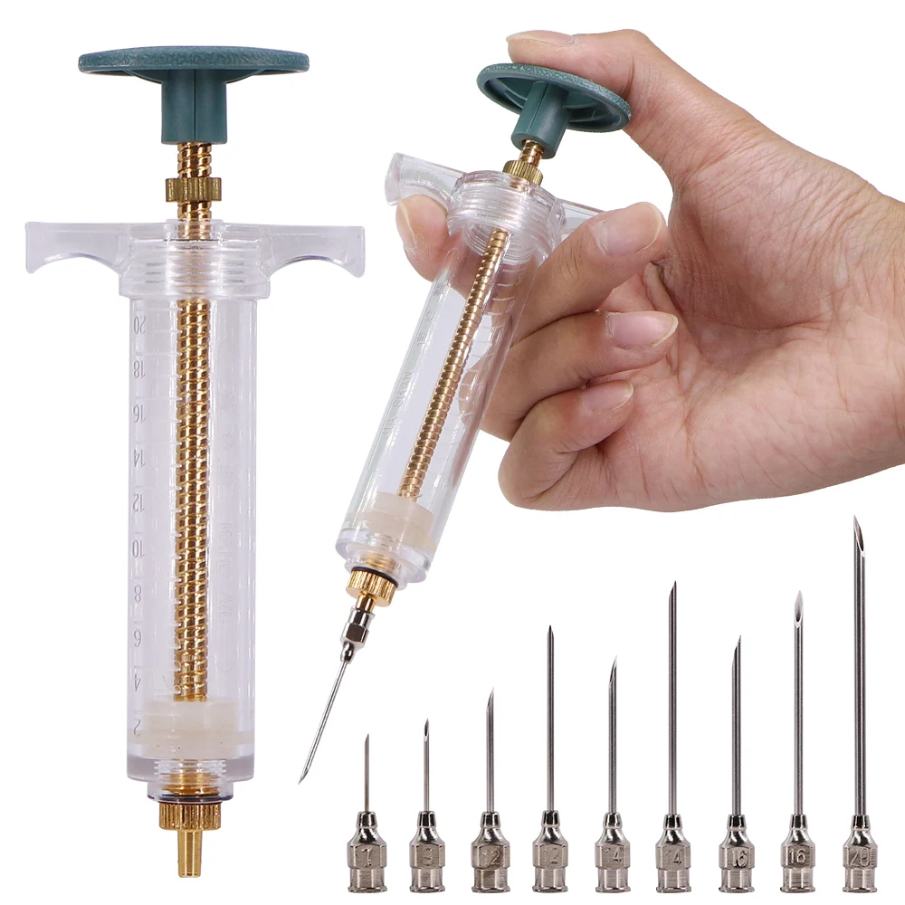 10-20-30-50-100ml-Syringe-Adjustable-Dose-Vaccine-Injection-304 ...