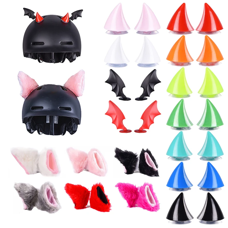 Maleficent Horns Katutude 2-Pack Motorcycle Helmet Devil Horns - 3D ...