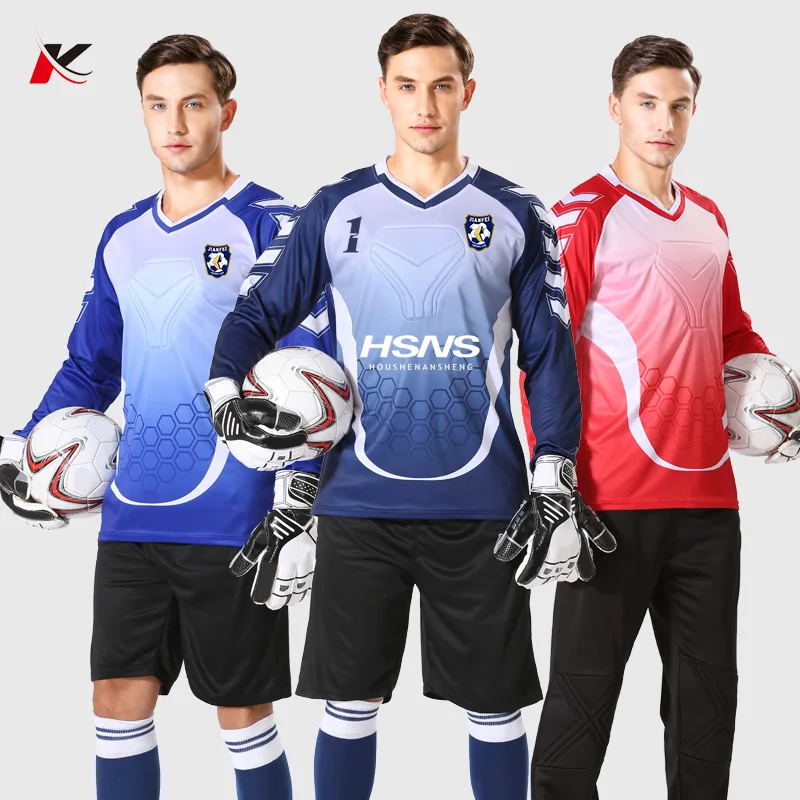 Mens-Soccer-Goalkeeper-Jersey-Custom-Adults-Football-Goalkeeper-Uniform ...