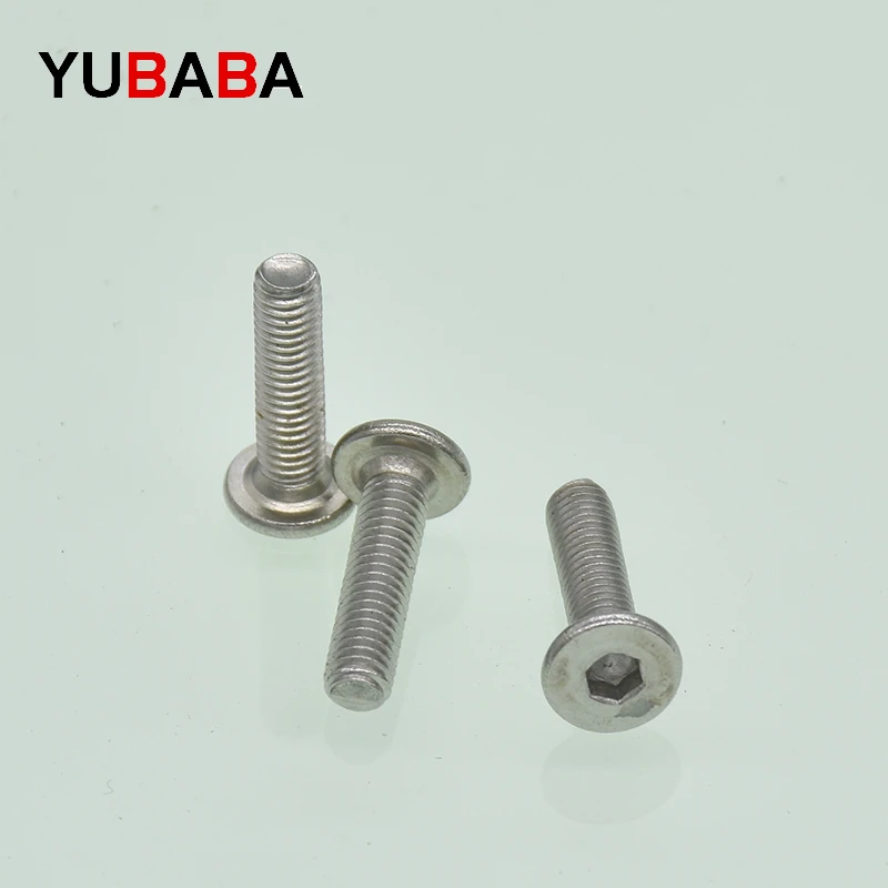 Cm Thin Hex Screw 304 A2 Stainless Steel With Black Ultra Thin Flat ...