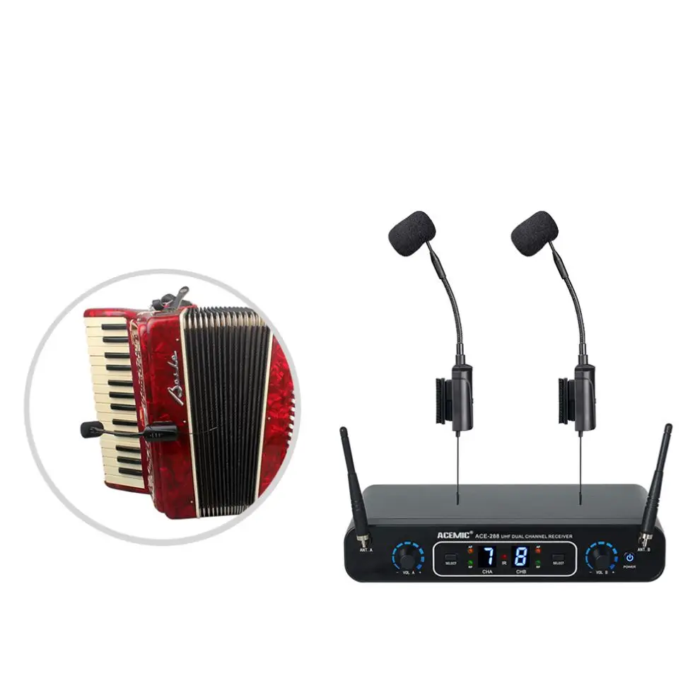 ACEMIC AT 5 Wireless Microphone Professional Musical Instrument ...