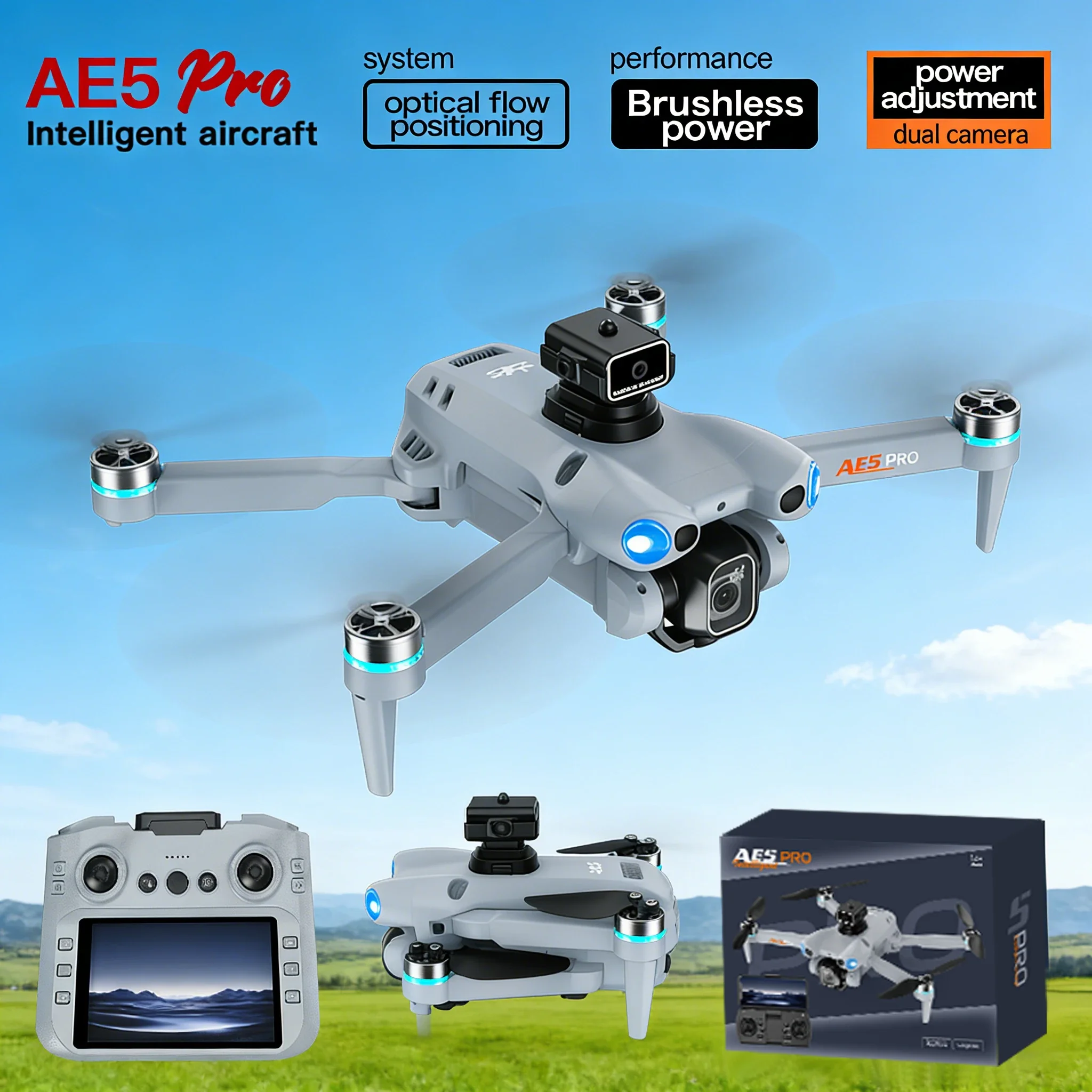 Original AE5 Mini Drone 2026 New Professional 8K Camera Aerial FPV ...