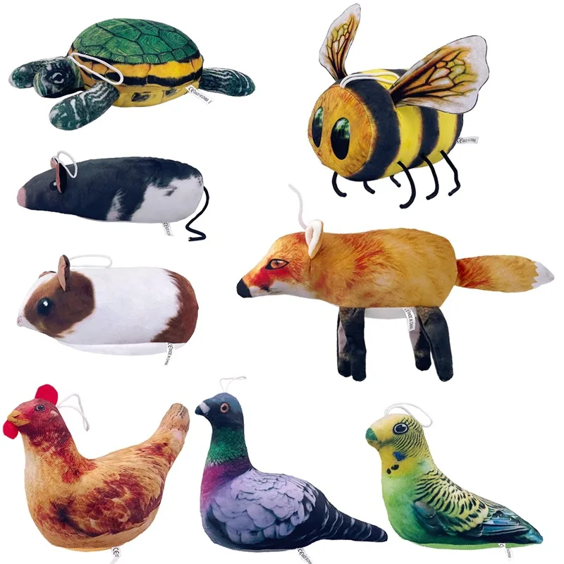 17-25cm-Simulated-Pigeon-Chicken-Bird-Plush-Toy-Animal-Hamster-Turtle ...