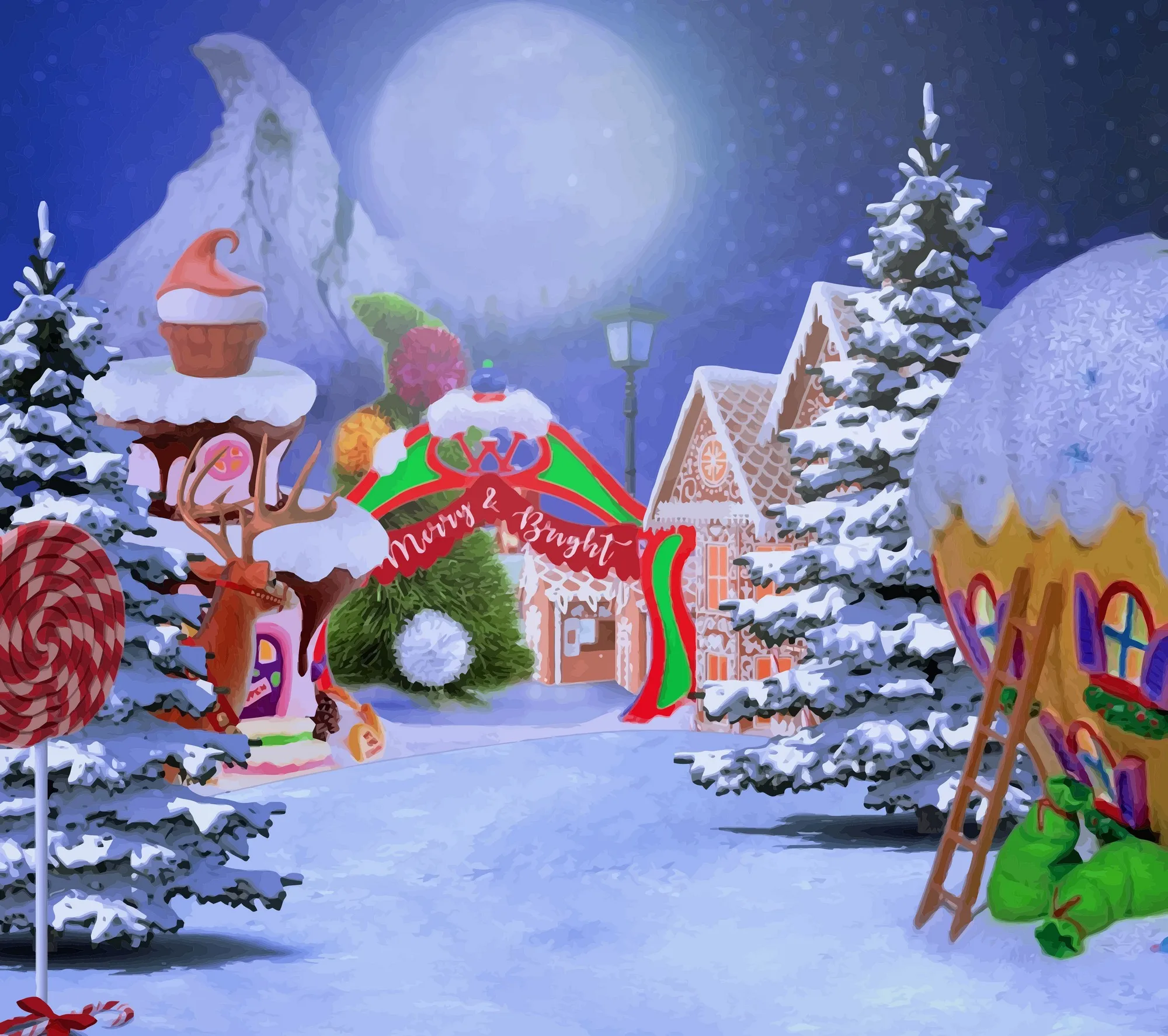 Grinchmas-Crumpit-Grinch-Candy-Land-Village-Snow-tree-backgrounds ...
