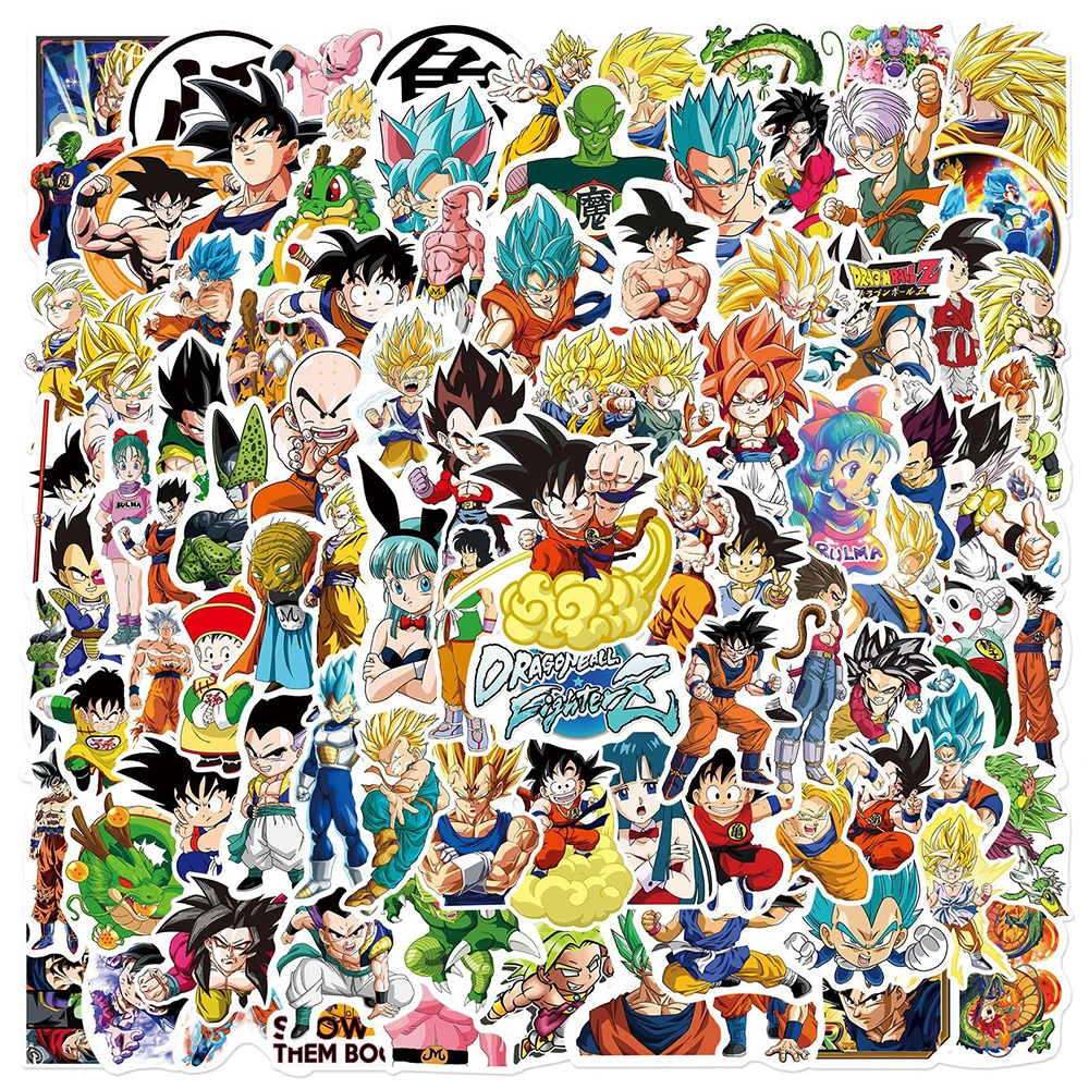 10-30-50-100pcs-Dragon-Ball-Goku-Stickers-Krillin-Piccolo-Goten-Sticker ...