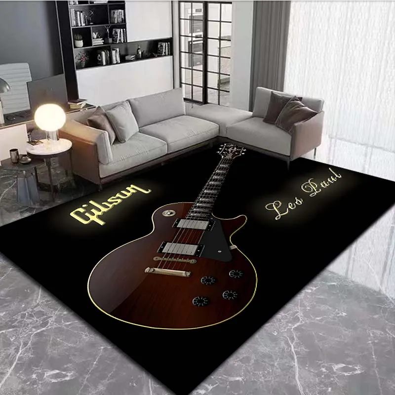Music-Guitar-Pattern-Living-Room-Rug-Large-Bedroom-Decoration-Bathroom ...