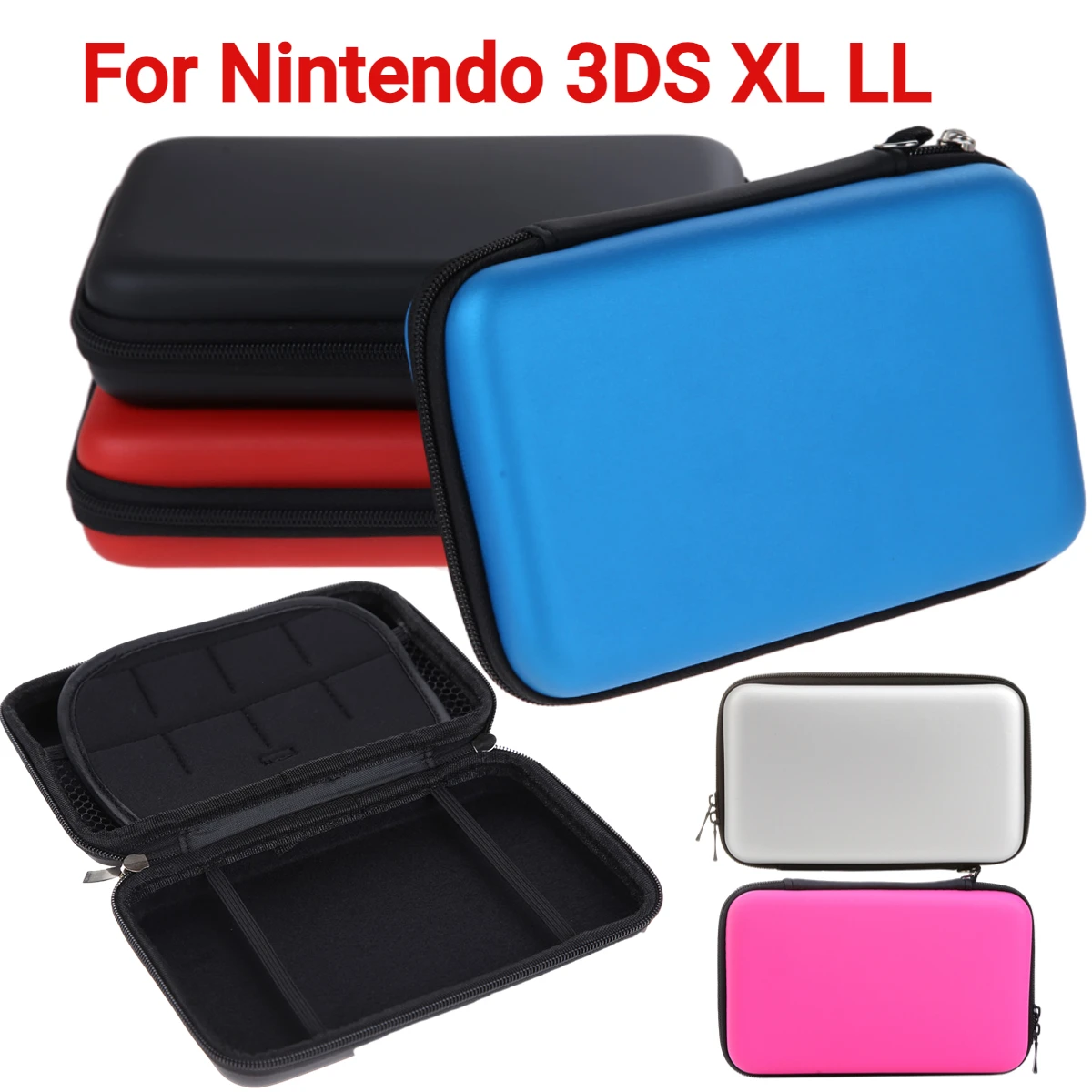 EVA-Skin-Carry-Hard-Case-Bag-Pouch-for-Nintendo-3DS-XL-LL-with-Strap ...
