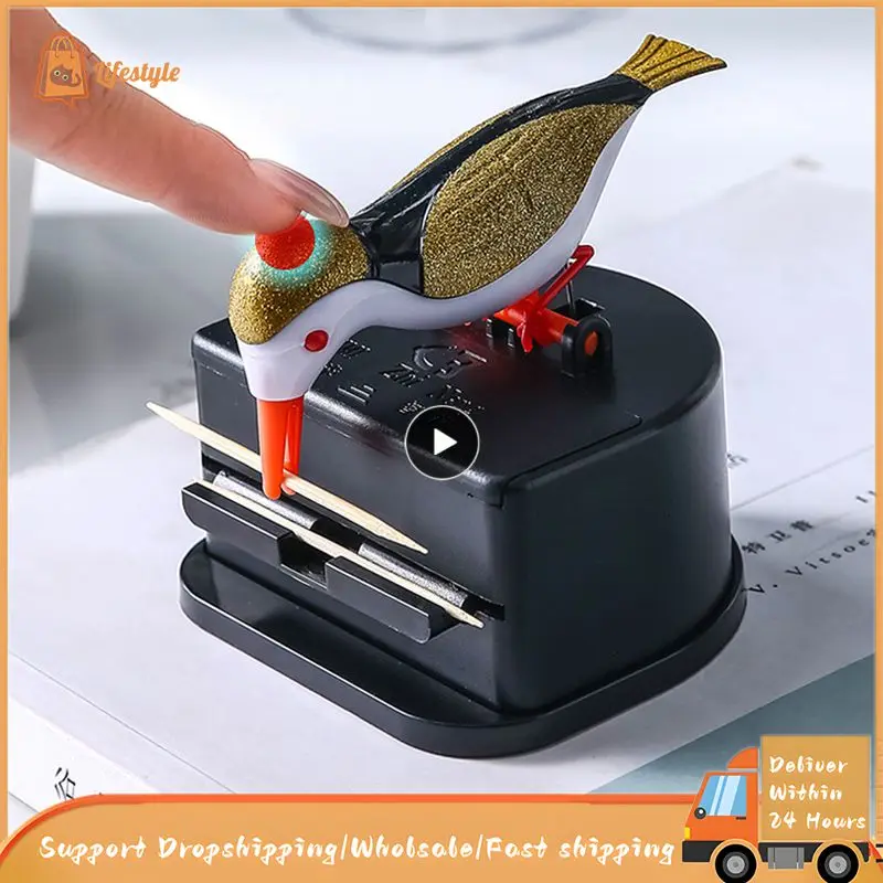 1-2pcs-Press-Type-Automatic-Toothpick-Dispenser-Creative-Toothpick ...