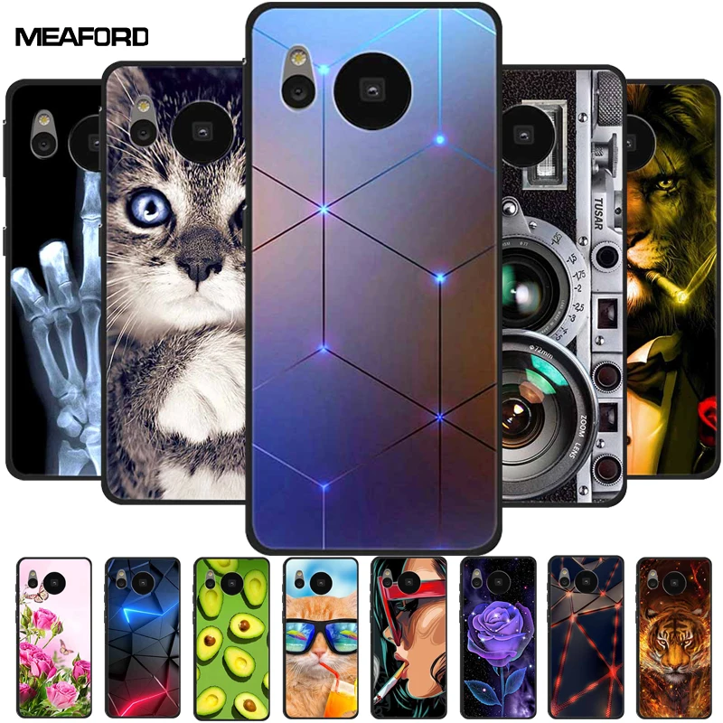 For-Sharp-Aquos-Sense8-Case-SH-54D-Fashion-Soft-TPU-Silicone-Back ...