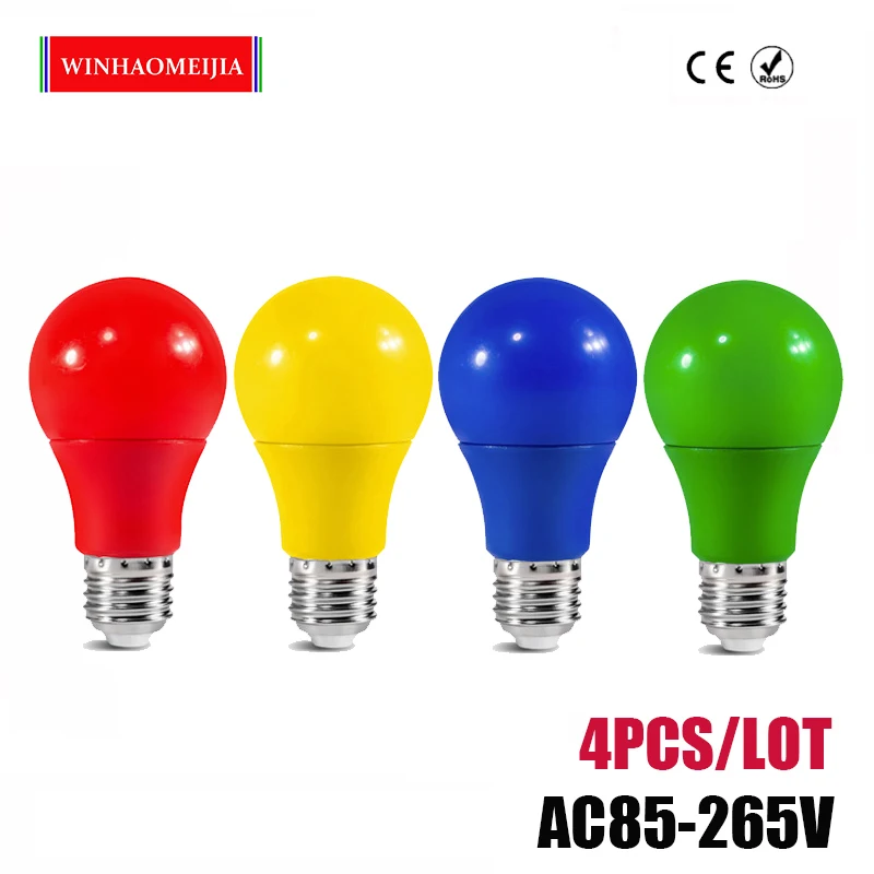 Bombilla LED de colores para decoración del hogar, barra de luz E27 de ...