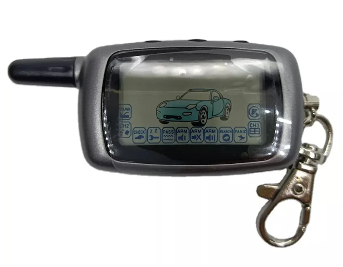 Car-keychain-starline-A6-car-remote-for-A6-lcd-remote-two-way-car-alarm ...