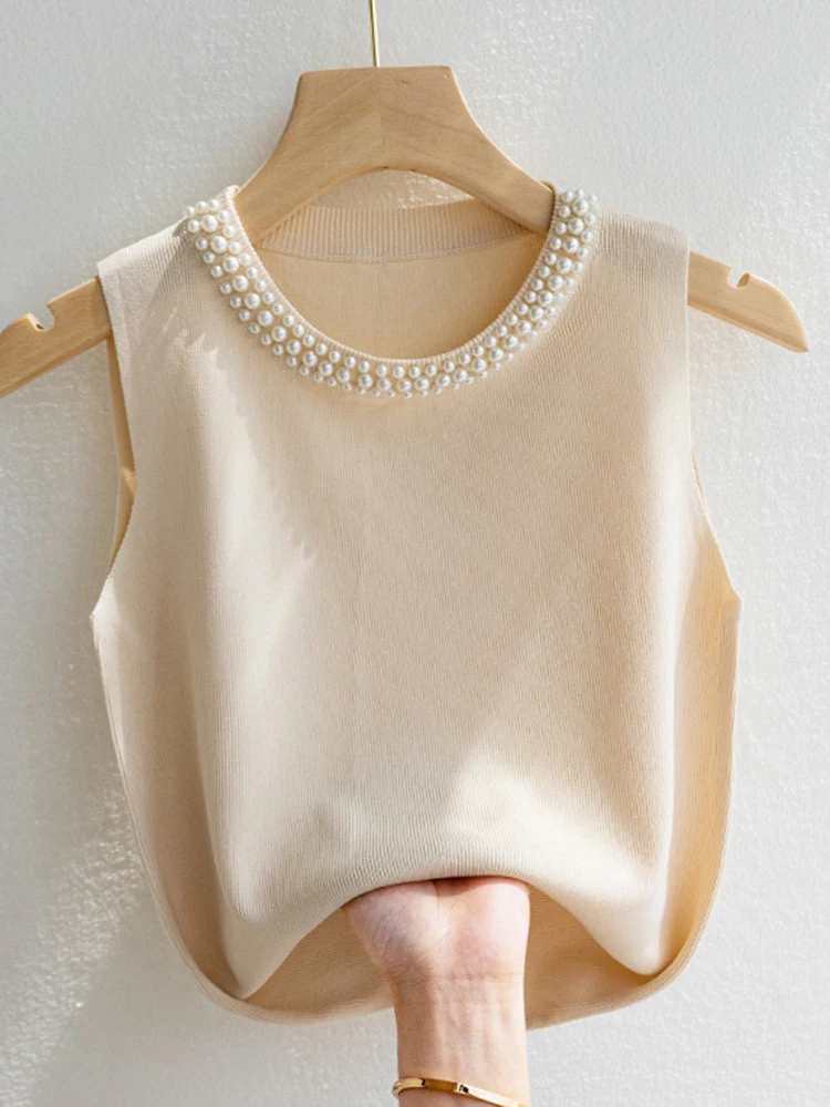 Korea-Knitted-Vests-Women-Top-Solid-Tank-Blusas-Mujer-De-Moda-Summer ...