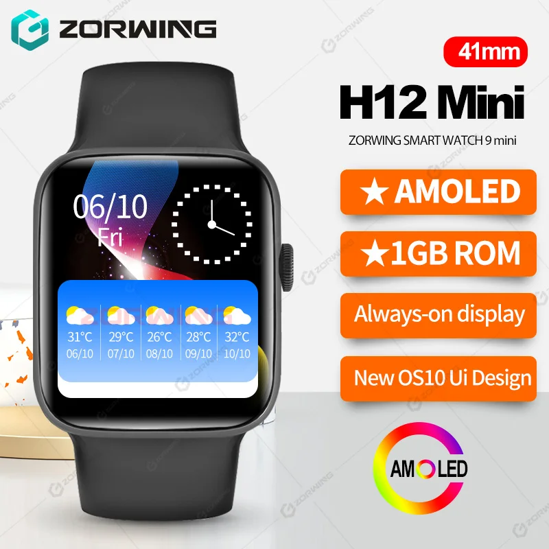 H12-Mini-AMOLED-Smartwatch-para-homens-e-mulheres-41mm-b-ssola-NFC-s ...