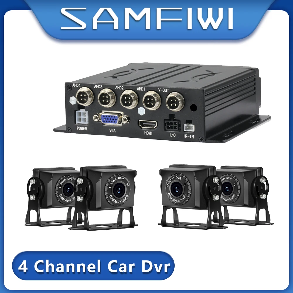 4-Channel-Car-Dvr-4ch-MDVR-Mobile-Video-Recorder-Vehicle-Dvr-Car ...