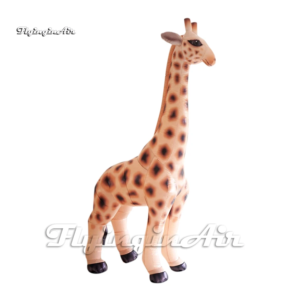 3m/6m Large Real Inflatable Giraffe Balloon Cute Animal Model For Club ...