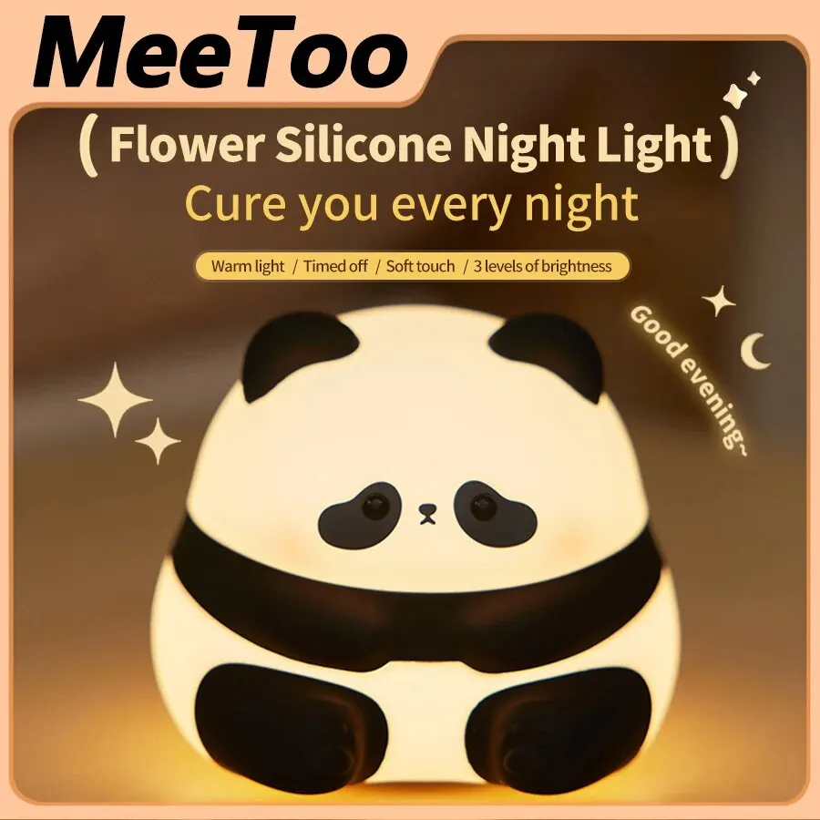 Touch-Sensor-Silicone-LED-Lamp-Cute-Panda-HuaHua-USB-Rechargeable ...