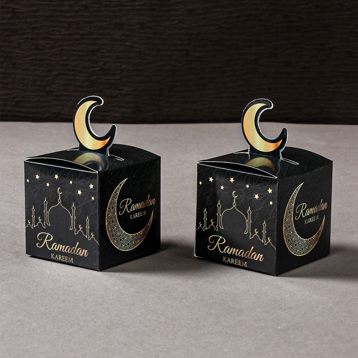 24Pcs-Eid-Mubarak-Candy-Gift-Box-Eid-Black-White-Packaging-Box-Ramadan ...