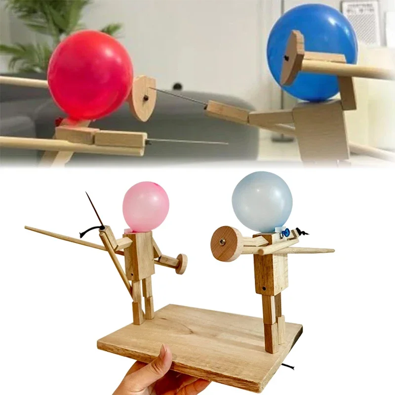 Balloon-Bamboo-Man-Battle-Wooden-Fighter-with-Inflatable-Head-Fast ...